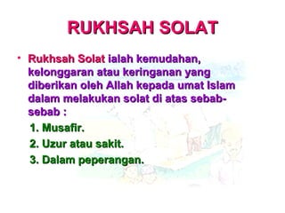 Solat qasar & jamak | PPT
