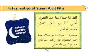 Solat Sunat Dua Hari Raya | PPTX