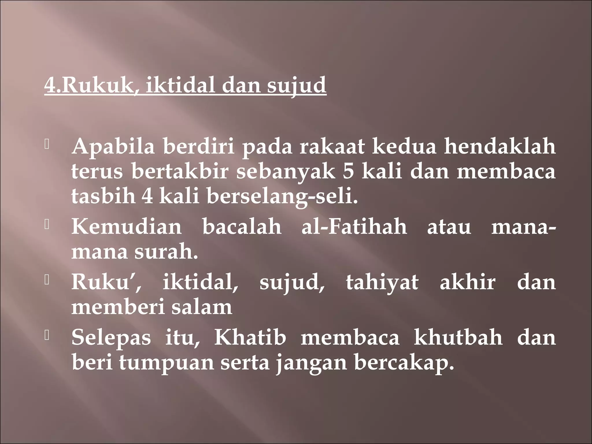 Solat sunat hariraya aidilfitri dan aidiladha | PDF