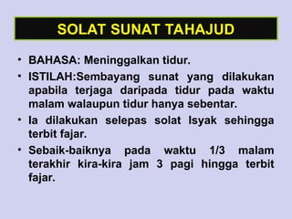 Solat Sunat Tahajjud.ppt download for ppt | PPT