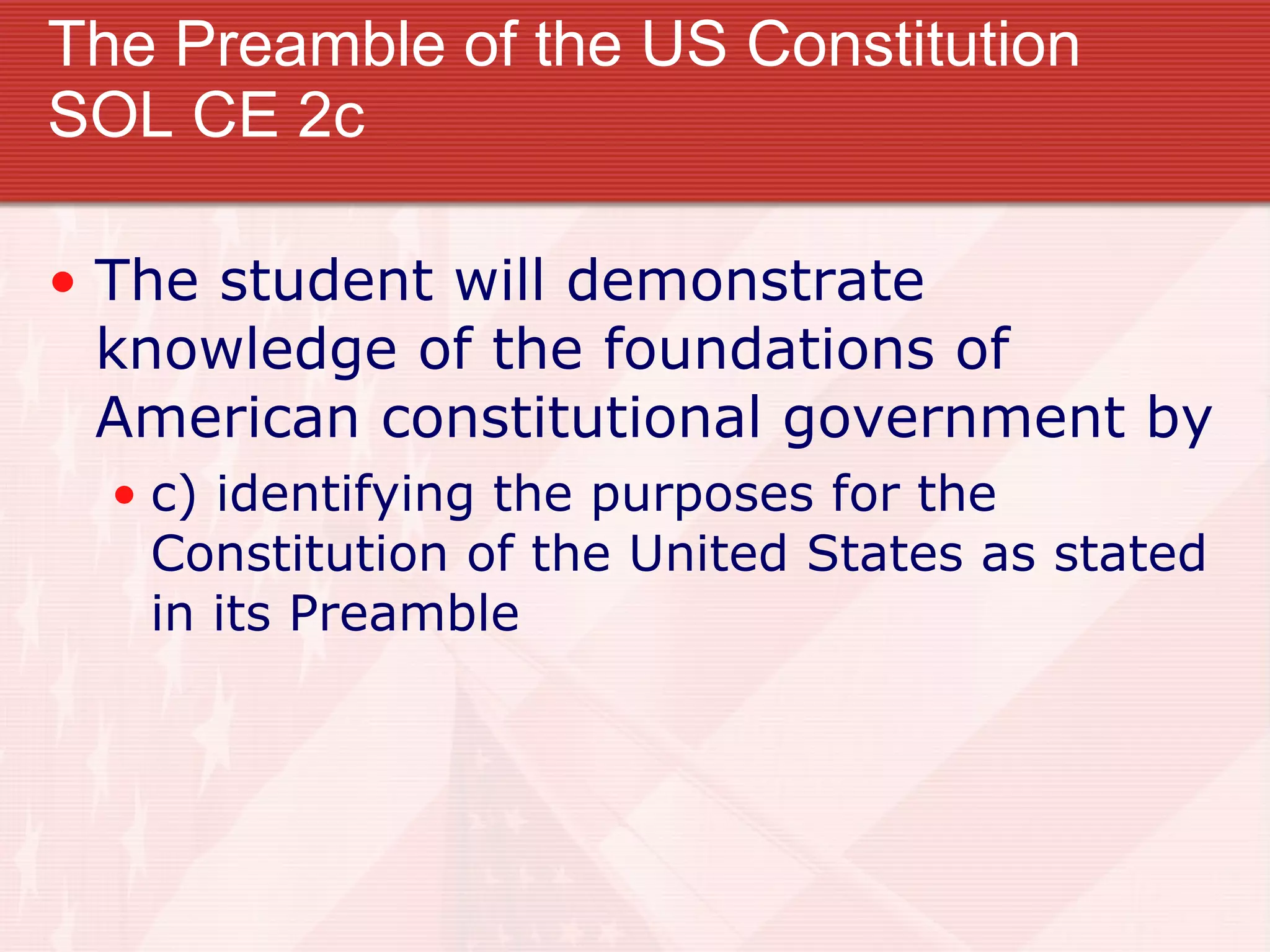Sol Ce 2 Foundations Of American Government | PPT
