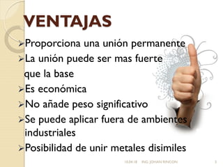 Procesos de unión permanente. SOLDADURA. | PDF
