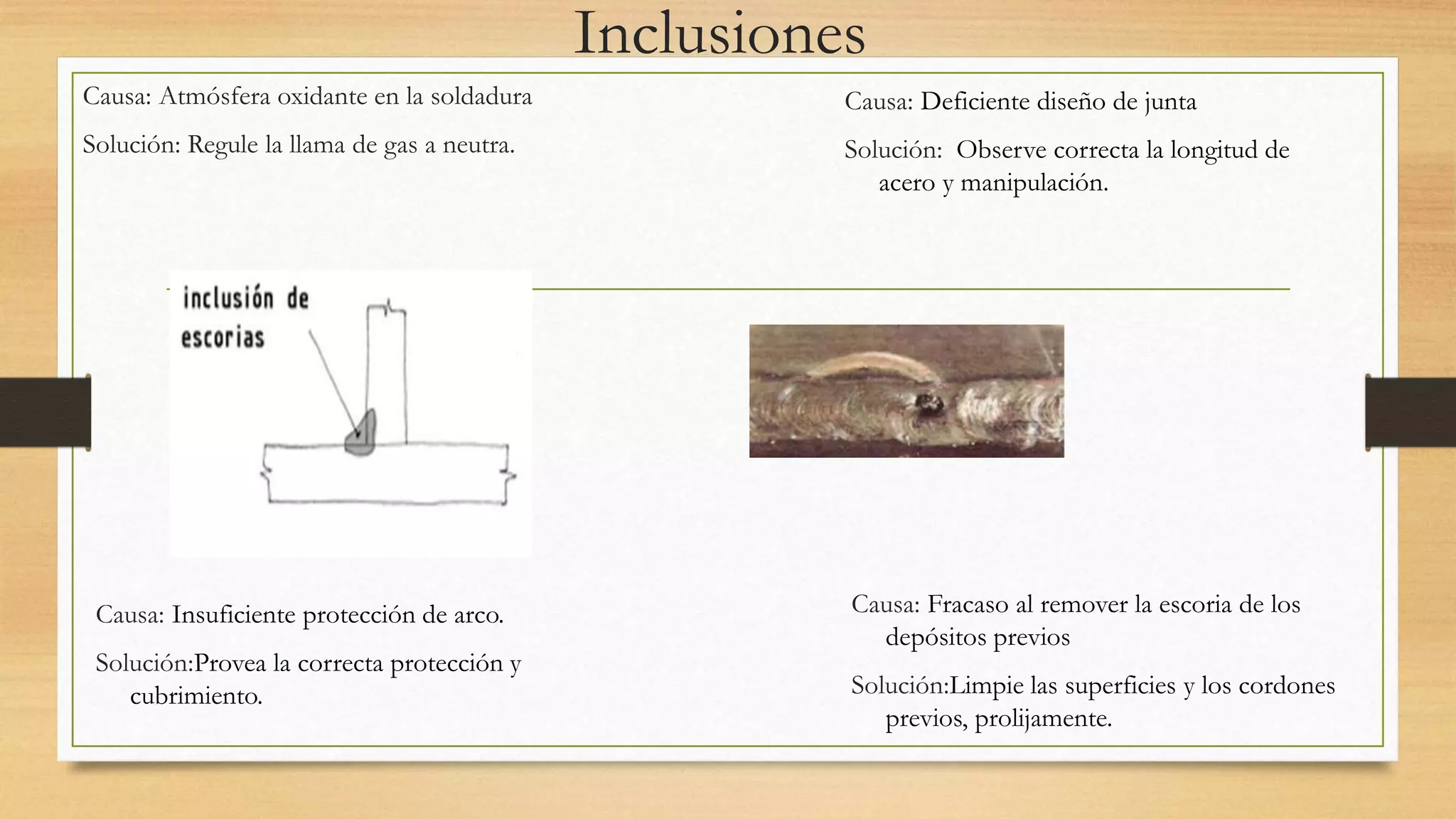 Defectos en la Soldadura | PPT