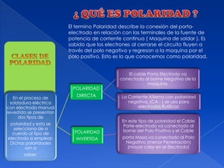 Soldadura al arco electrico | PPTX