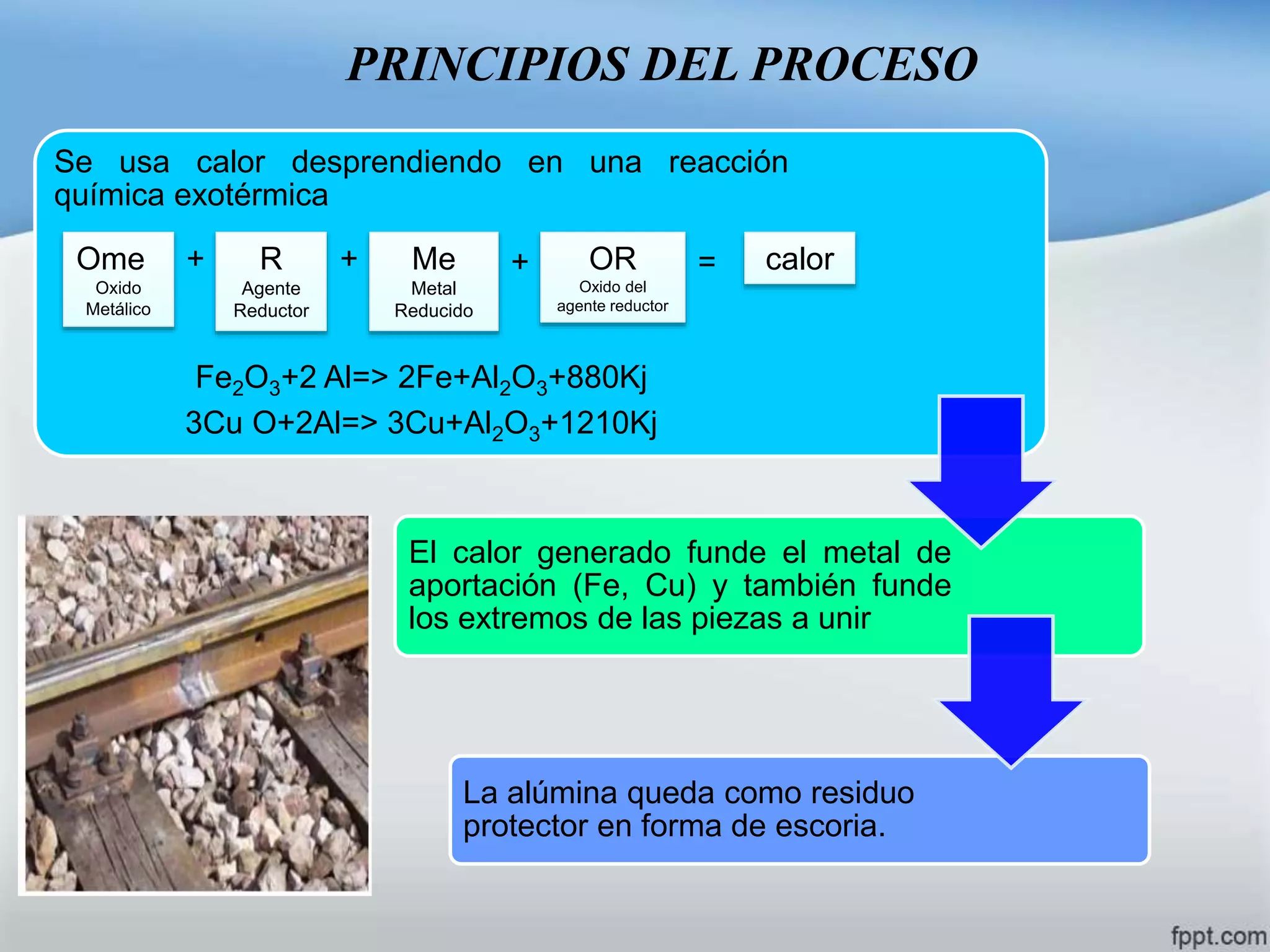 Soldadura aluminotermia | PPTX | Chemistry | Science