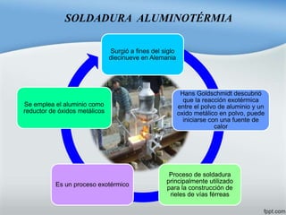 Soldadura aluminotermia | PPTX