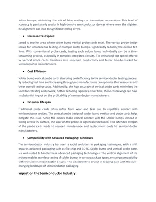 Solder Bump Vertical Probe Cards Revolutionizing Semiconductor Testing ...