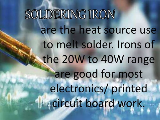 Soldering | PPTX