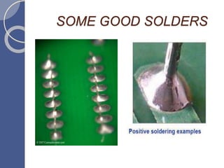 Introduction to Soldering - Proper Soldering and Mounting | PPTX