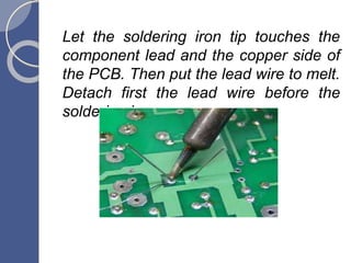 Introduction to Soldering - Proper Soldering and Mounting | PPTX