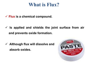 Soldering and brazing | PPTX