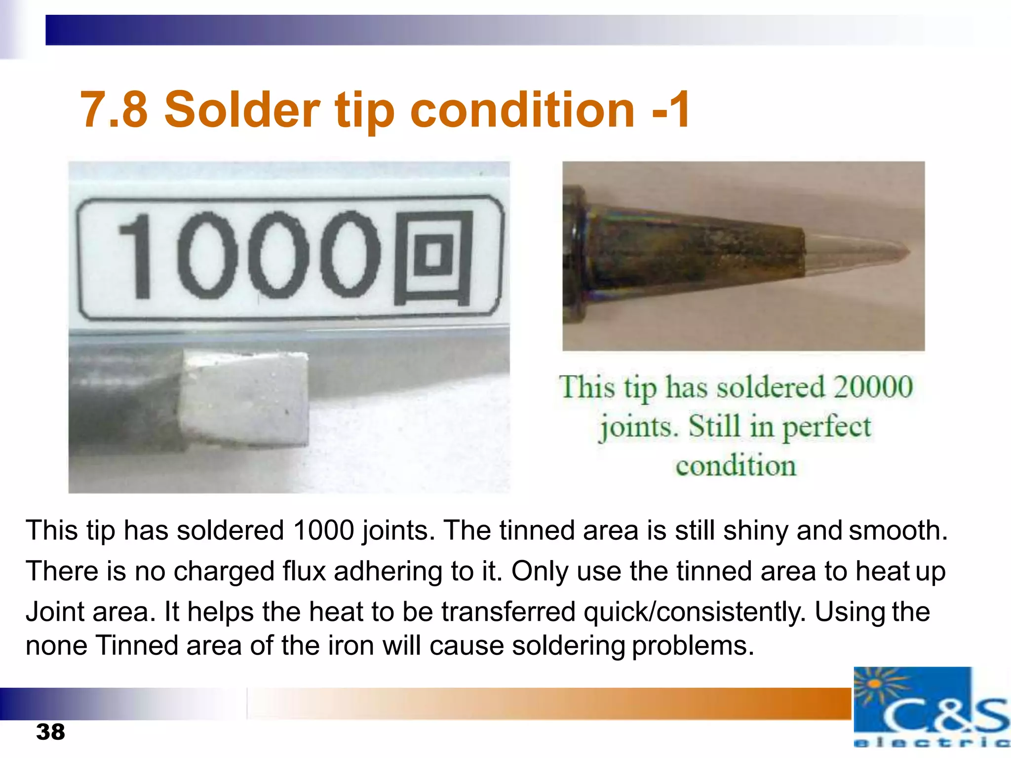 Soldering and PCB inspection training | PPTX