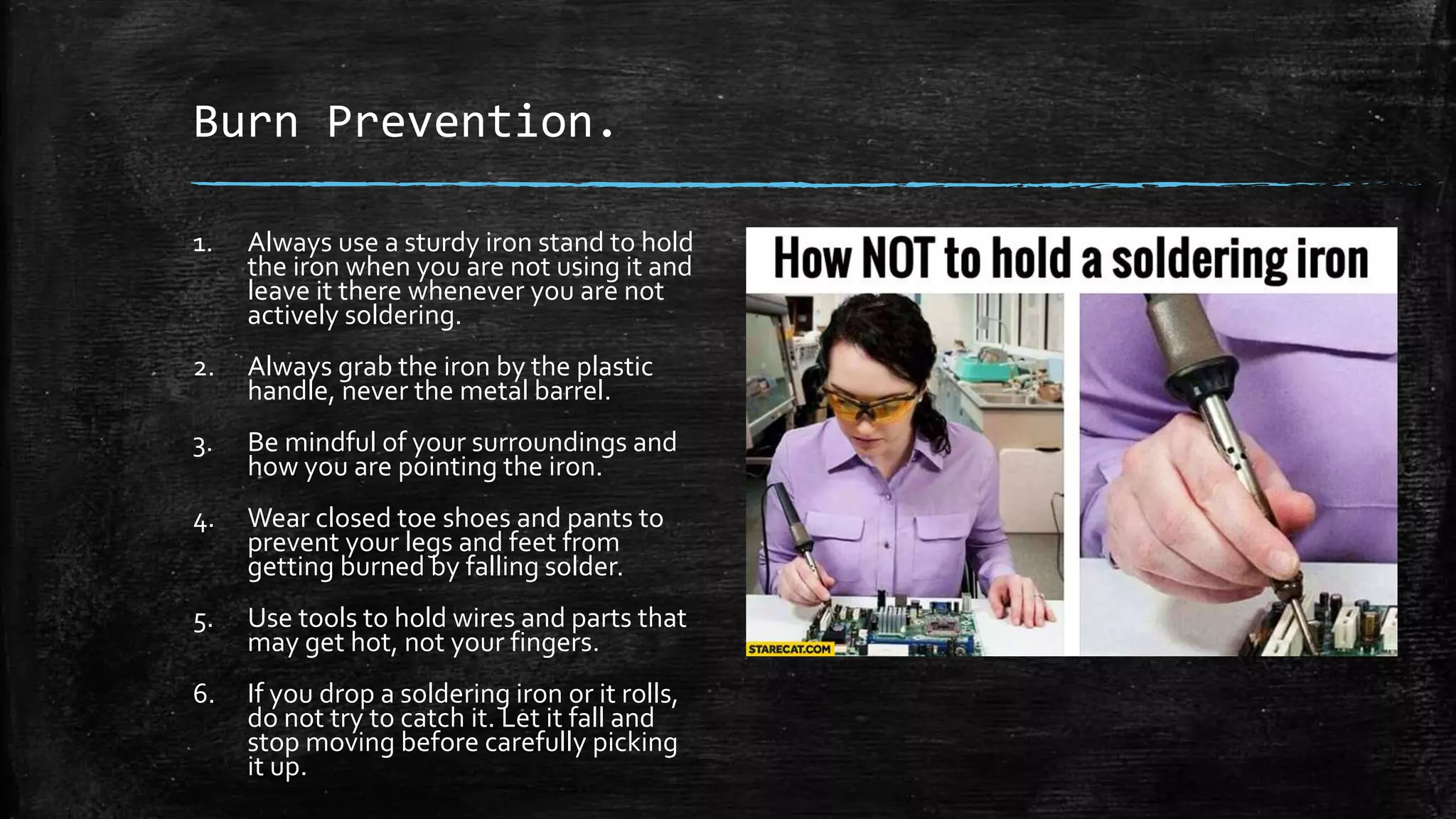 Soldering safely | PPTX