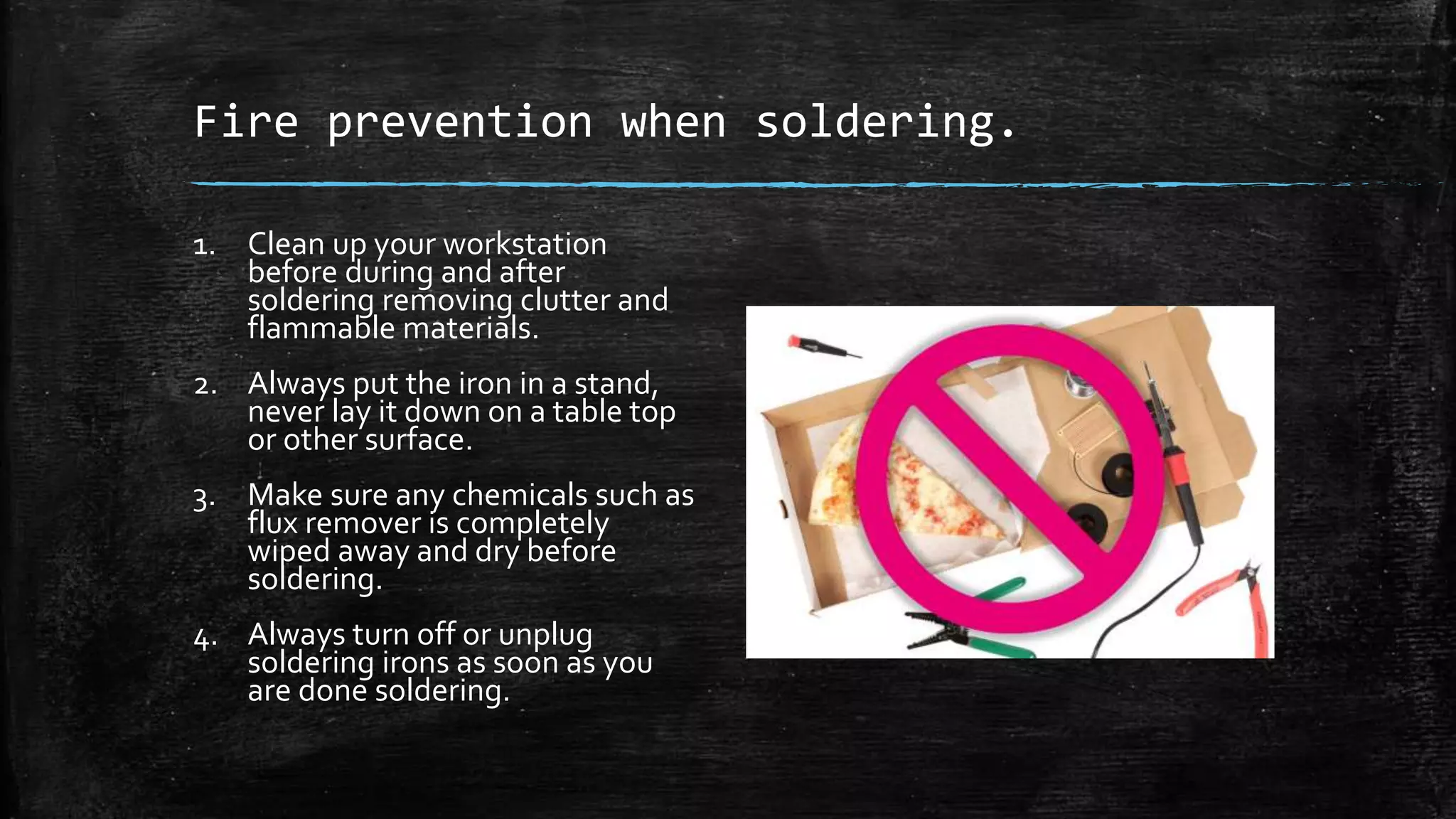 Soldering safely | PPTX