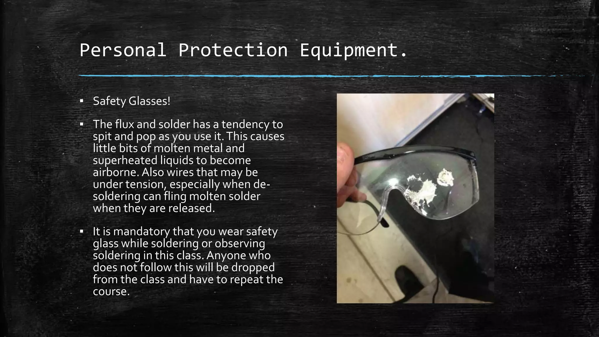 Soldering safely | PPTX