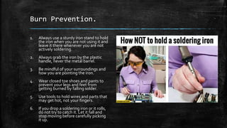 Soldering safely | PPTX