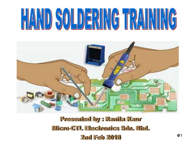 Basic Soldering Techniques Ppt