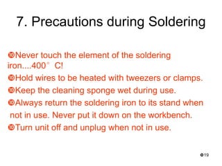 Basic Soldering Techniques | PPT