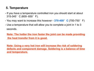 Basic Soldering Techniques | PPT