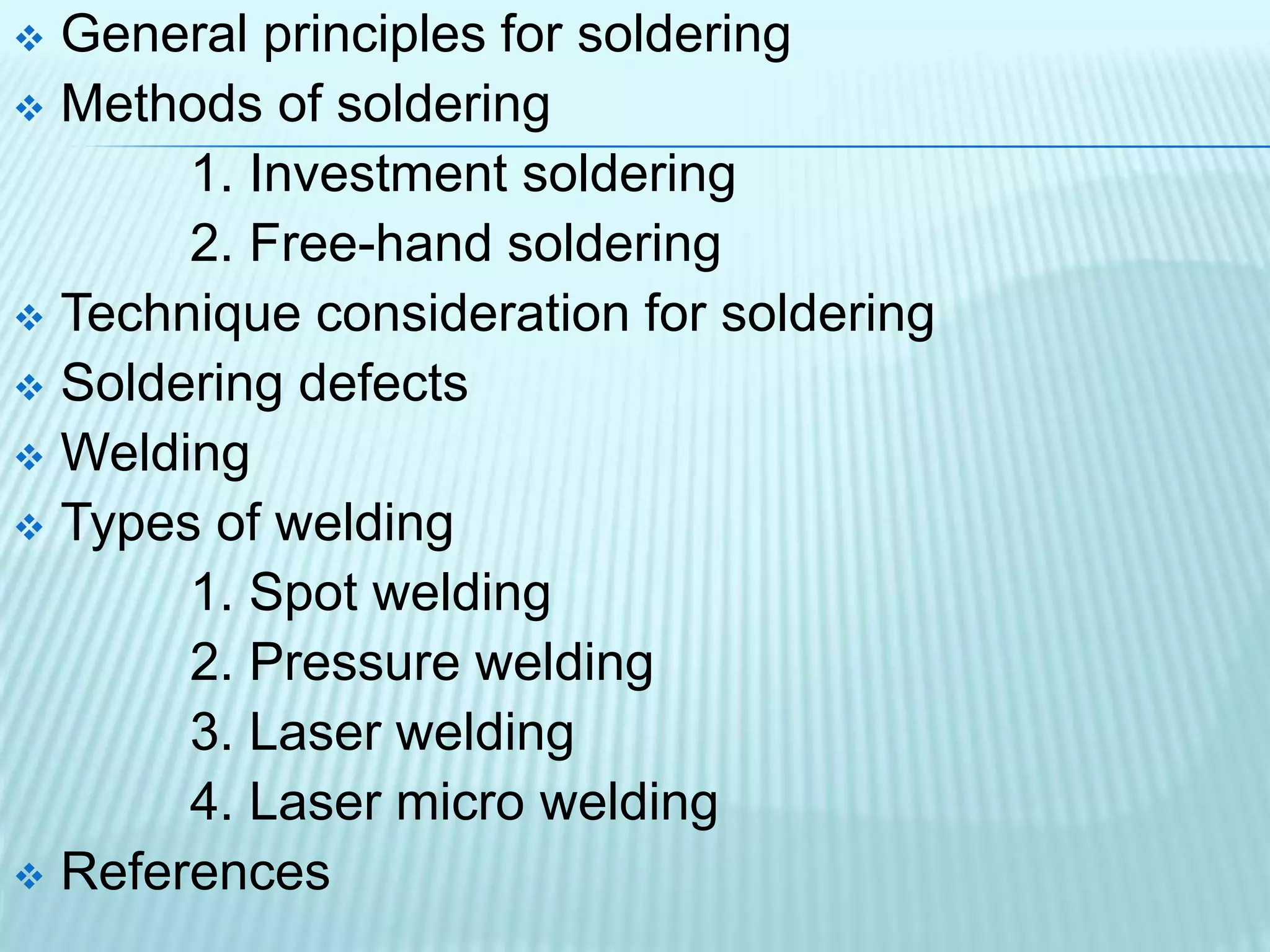 Soldering & welding | PPTX