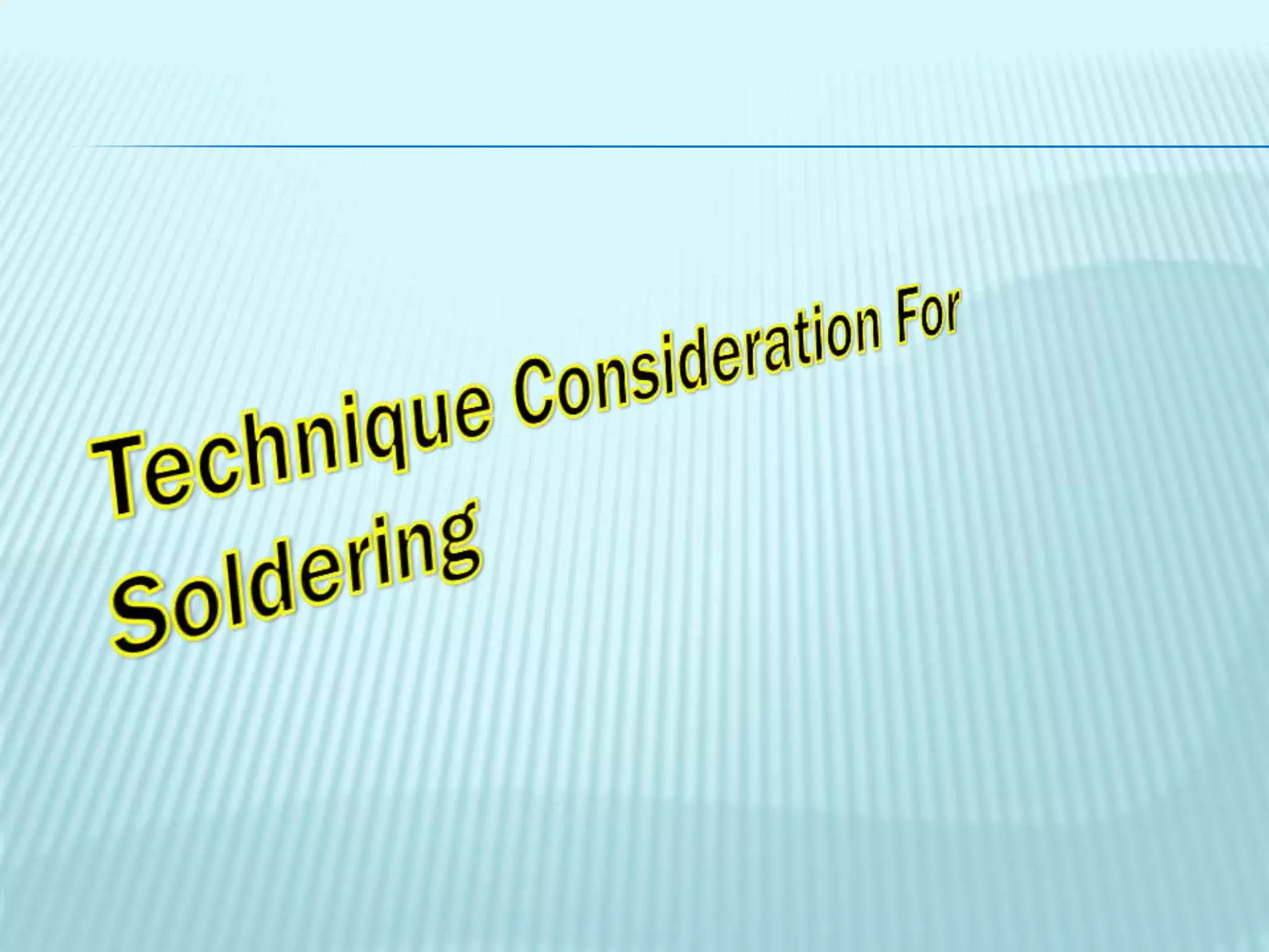 Soldering & welding | PPTX