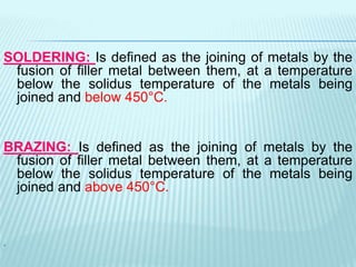 Soldering & welding | PPTX