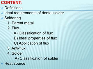 Soldering Flux Types Acid
