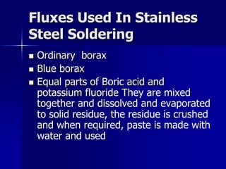 Soldering + Welding | PPT