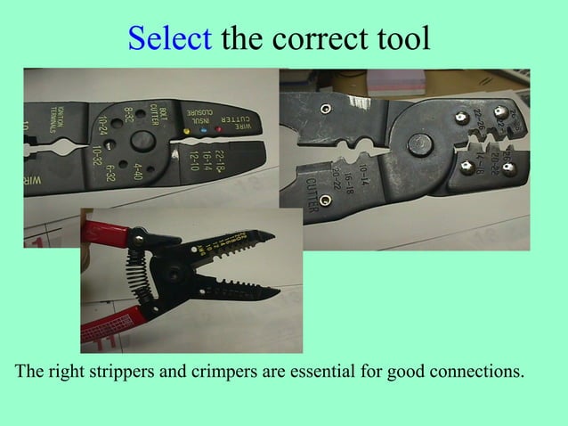 Solderless connections | PPT