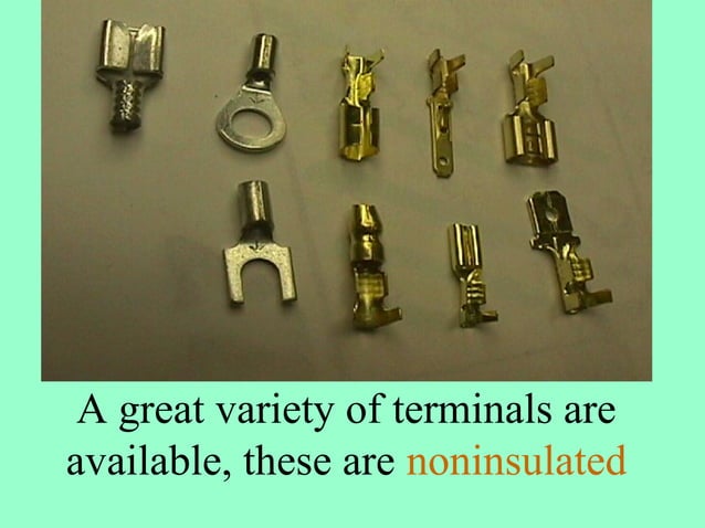 Solderless connections | PPT