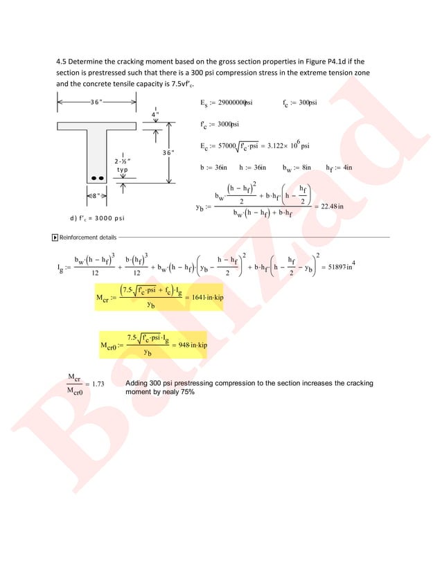 Instructor's Solutions Design of Concrete Structures – Arthur H. Nilson ...