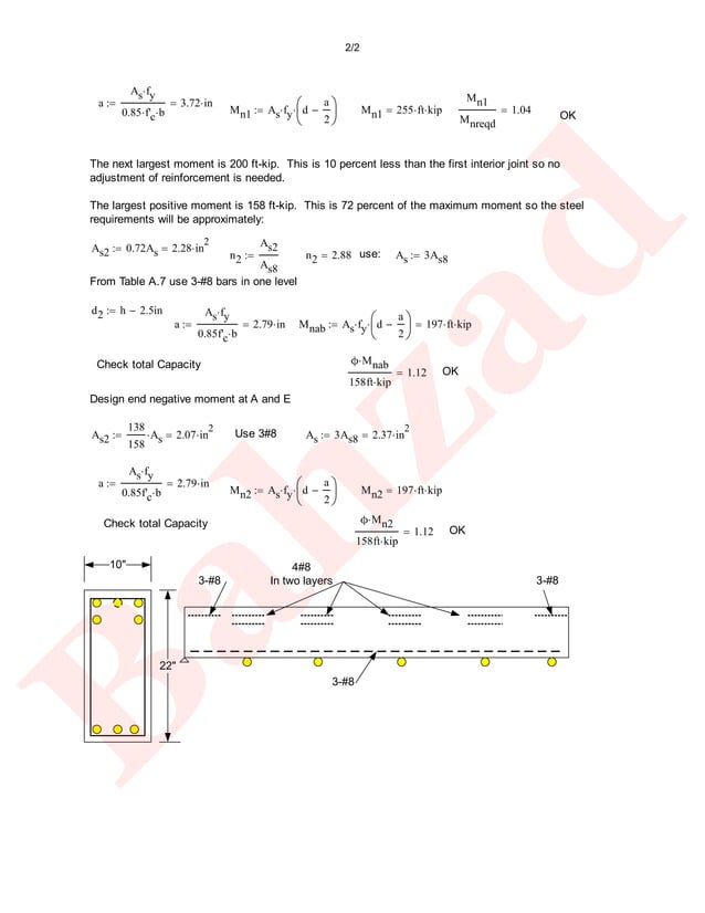 Instructor's Solutions Design of Concrete Structures – Arthur H. Nilson ...
