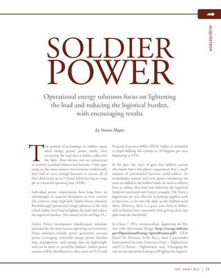 "Soldier Power" | PDF | Defense Industry | Industries