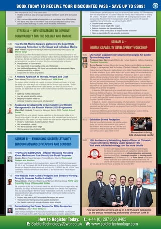 Soldier tech Brochure 2011 | PDF