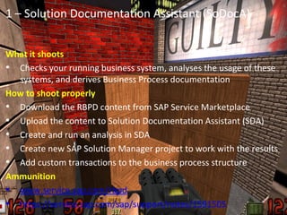 SAP Solution Manager Biggest Guns | PPT