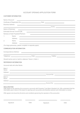 Sole Proprietorship Partnership Form | PDF