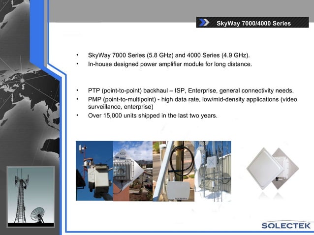 Solectek Corporate Overview Wireless Solution For Ip Camera | PPT