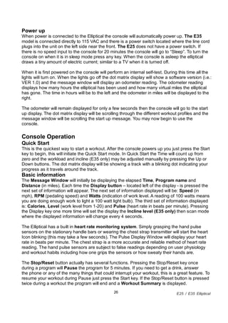 Sole E35 Elliptical Trainer Installation guide | PDF