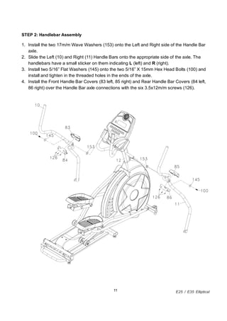 Sole E35 Elliptical Trainer Installation guide | PDF