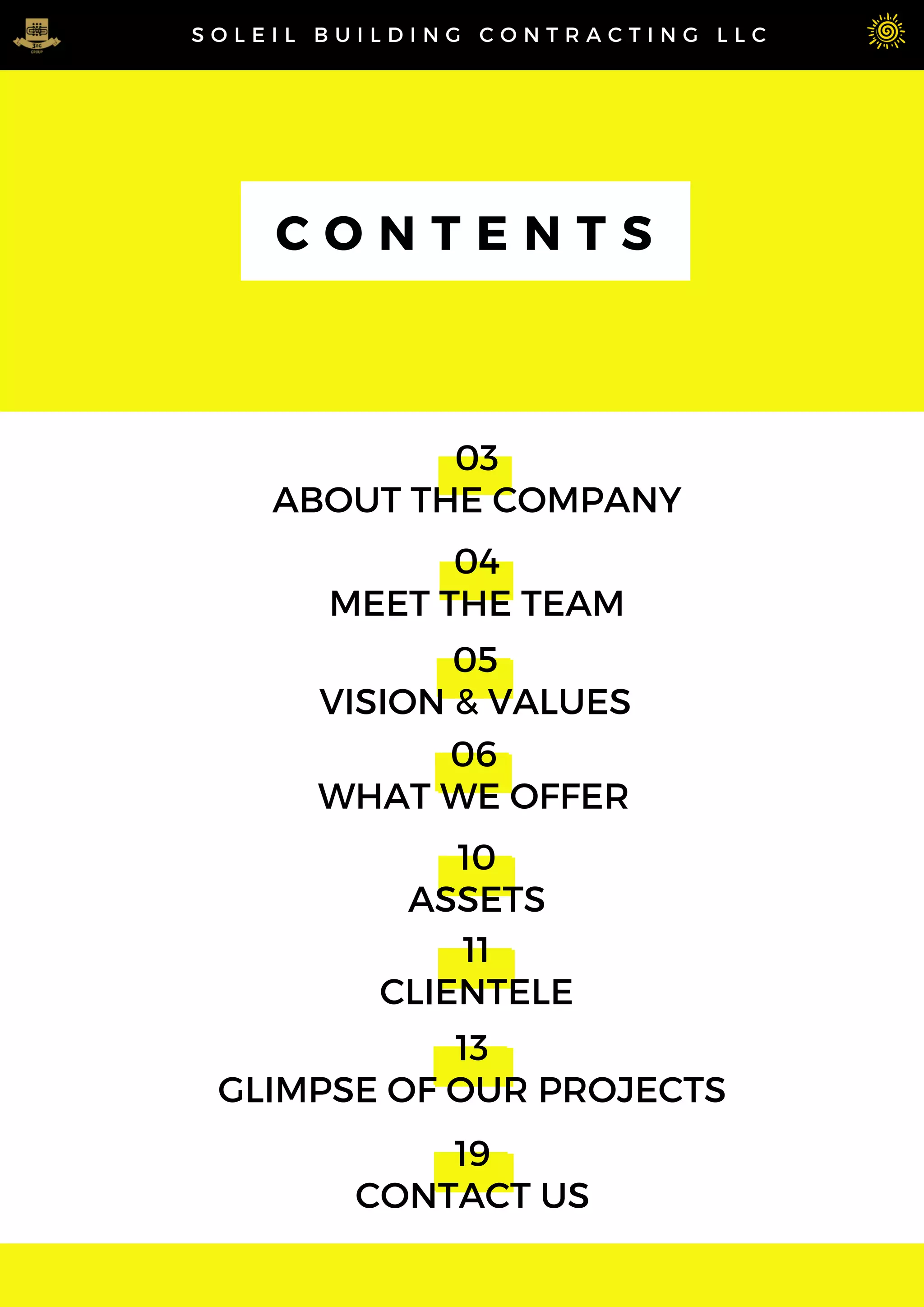 Soleil Building Contracting LLC | PDF