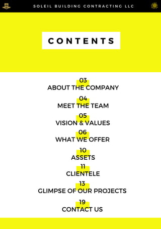 Soleil Building Contracting LLC | PDF