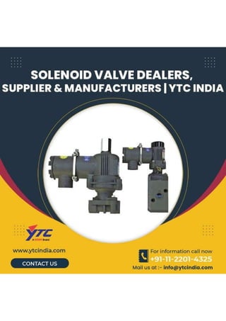 Solenoid Valve Dealers, Supplier & Manufacturers | YTC INDIA | PDF
