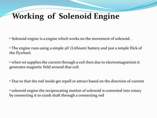 Solenoid engine | PPTX