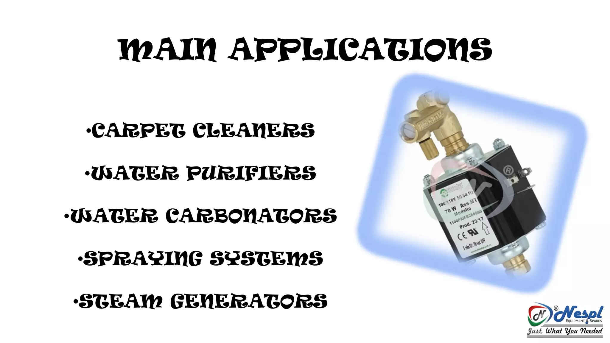 Solenoid Pump (FLUID O TECH VIBRATING PUMP 1106PAALM1E0000) | PPT