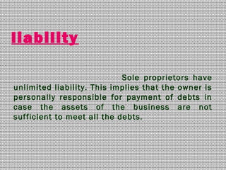 Sole proprietorship | PPT