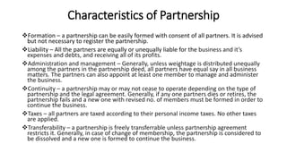 Sole proprietorship and partnership | PPTX