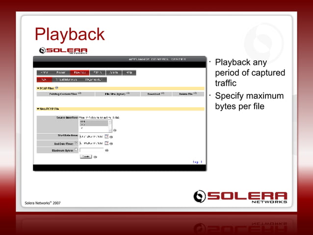 Solera Networks | PPT | Computer Networking | Computing