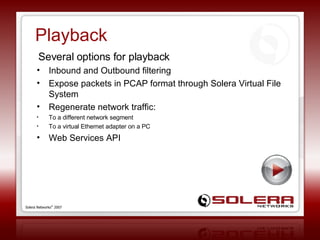 Solera Networks | PPT
