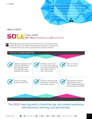 Sole toolkit - Self Organized Learning. | PDF
