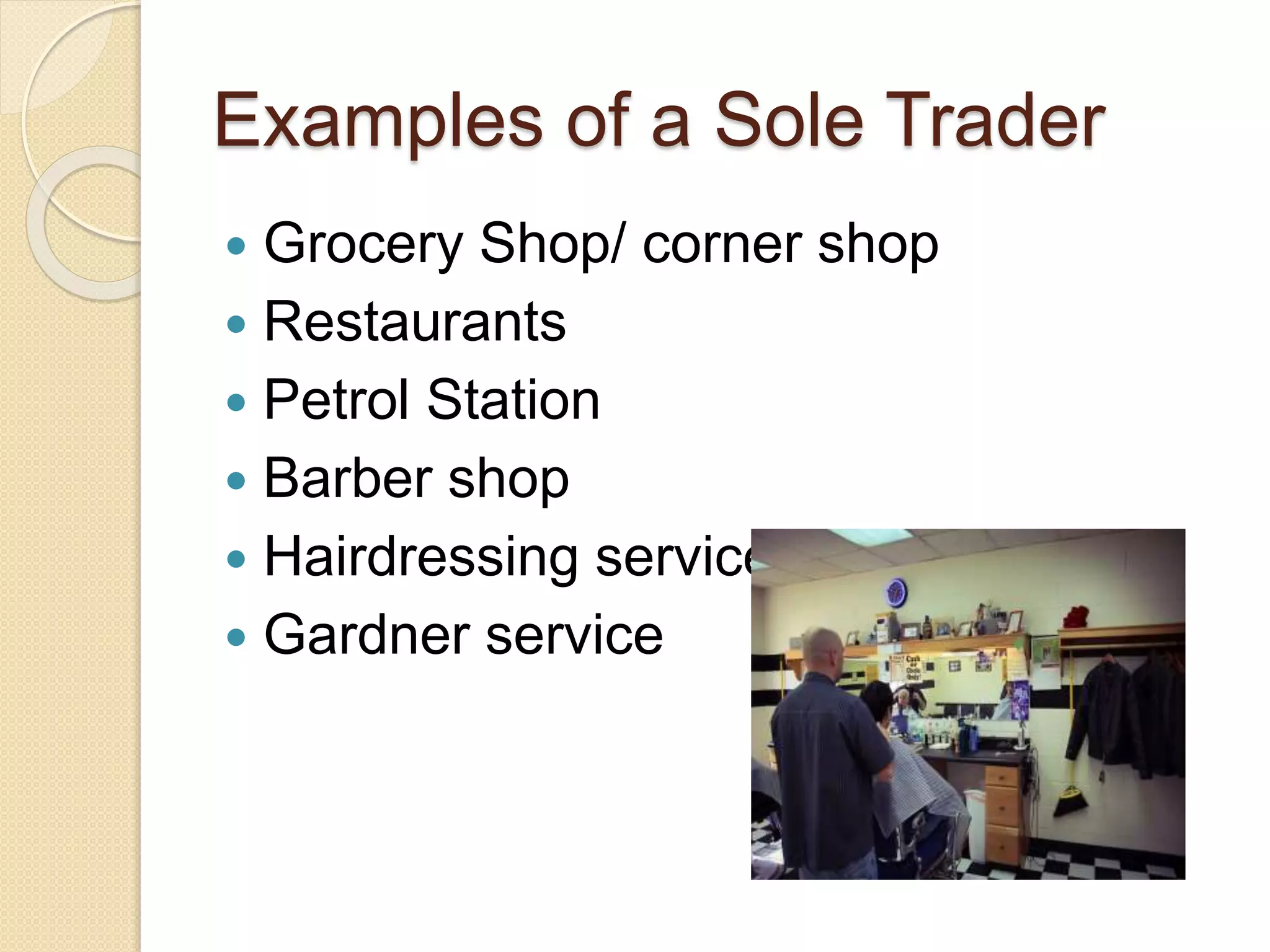 Sole Trader business ppt | PPTX